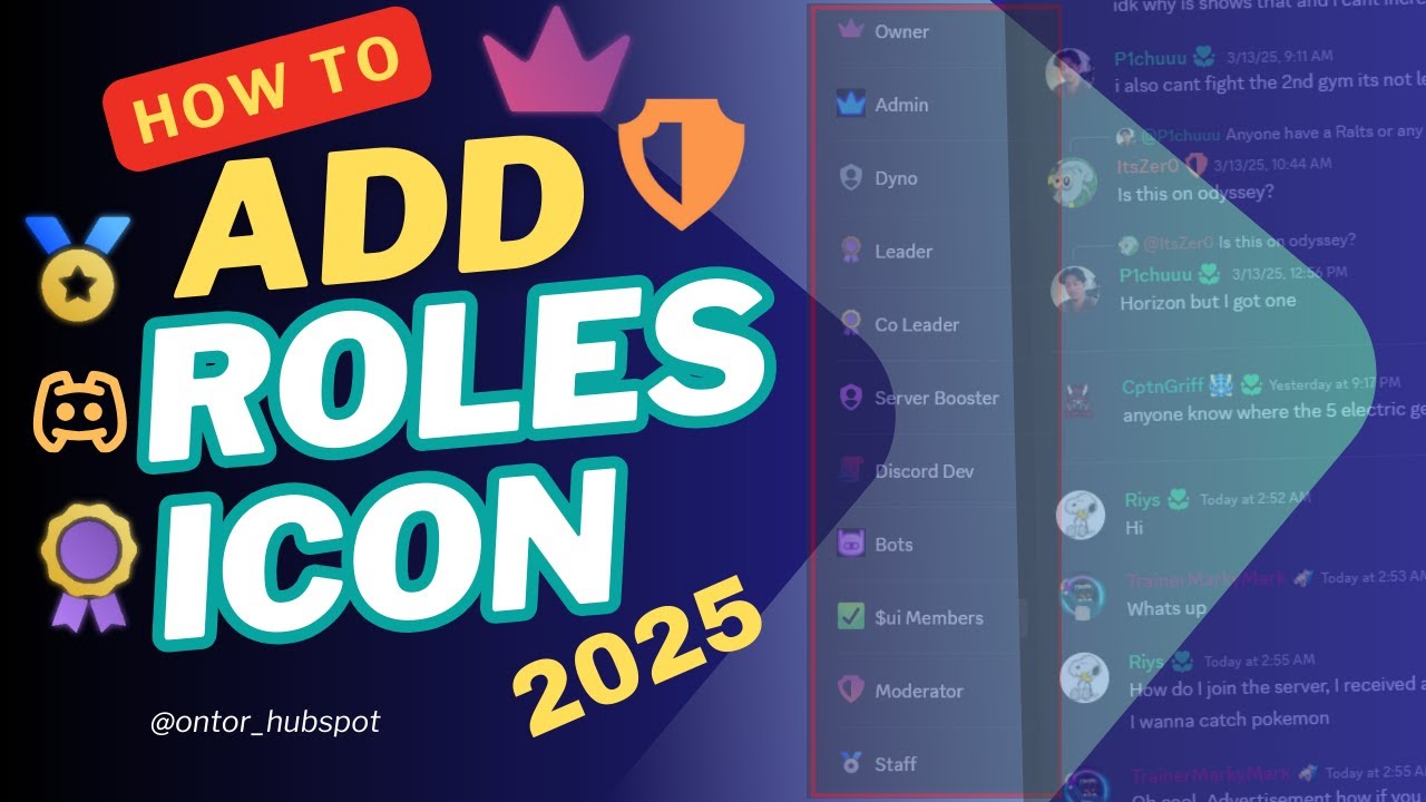 How to add custom Discord server role icons step by step 2025 - YouTube