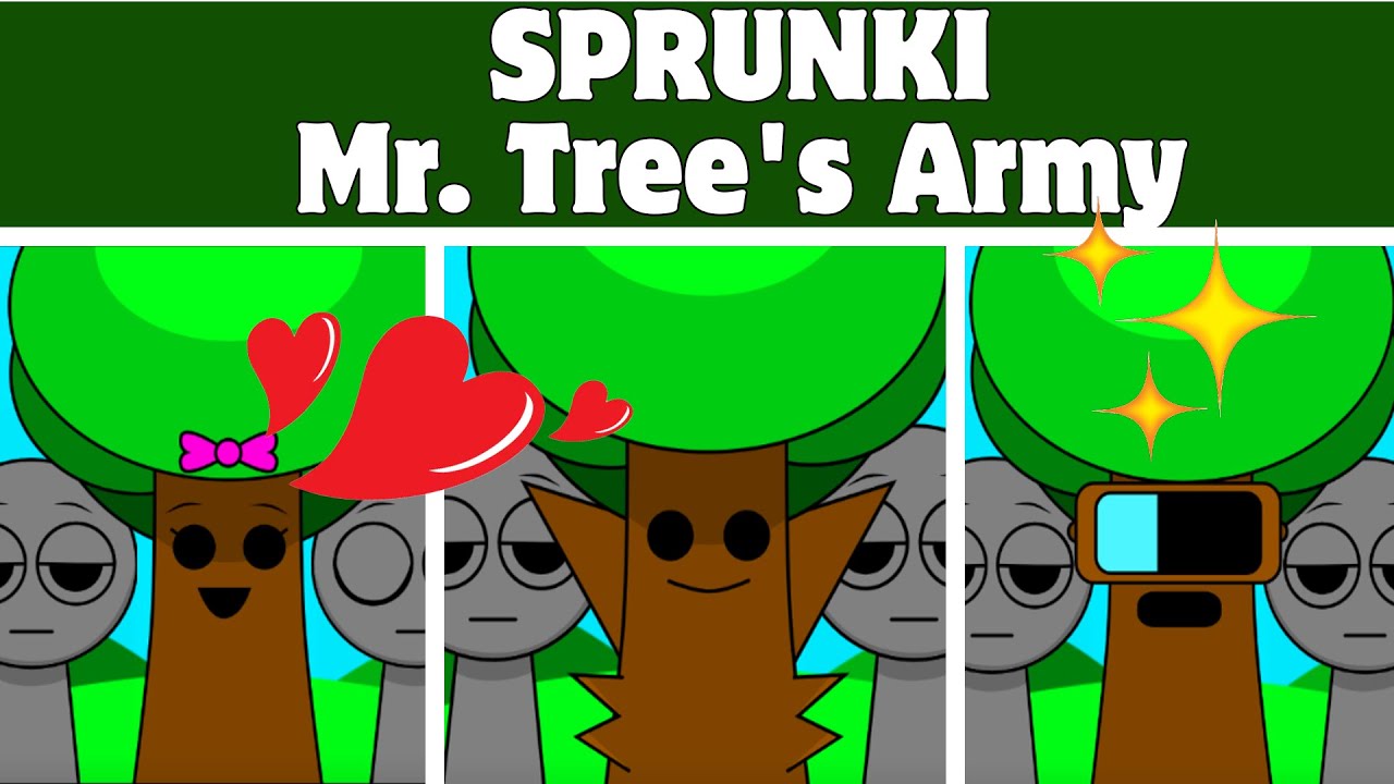 Mr Tree's Army REWORKED / INCREDIBOX SPRUNKI NEW MOD / - YouTube