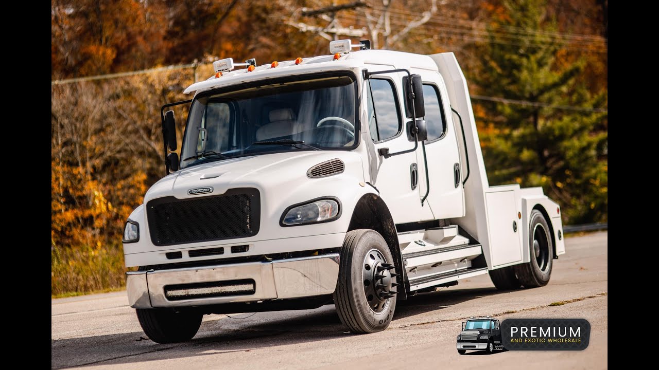 2008 Freightliner M2 Custom Hauler - YouTube