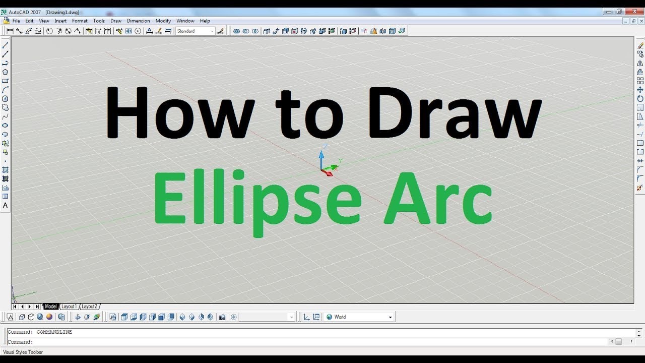 How To Draw Ellipse Arc In Autocad 2007 In Hindi Autodesk YouTube How To Draw Ellipse Arc In Autocad 2007 In Hindi Autodesk YouTube