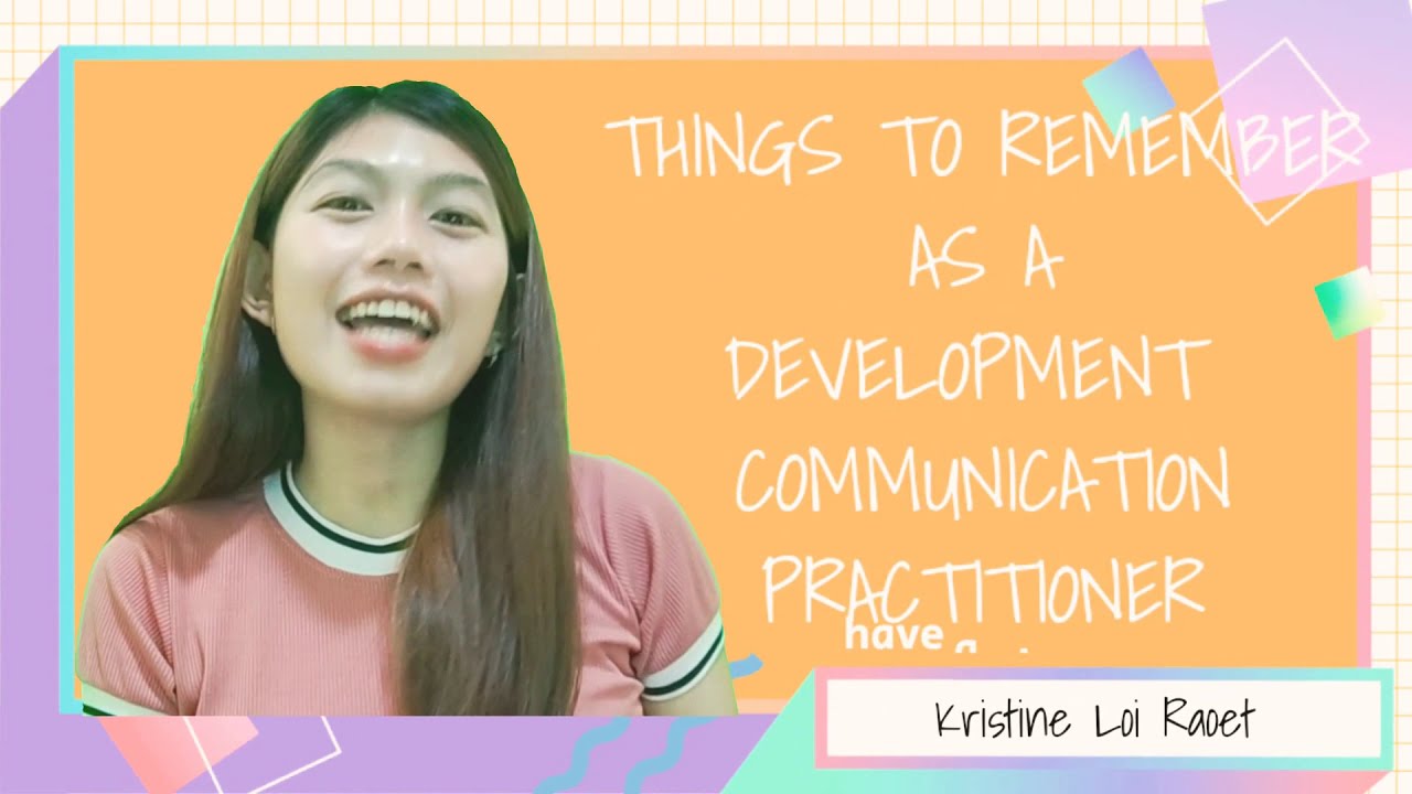 ROLE OF A DEVELOPMENT COMMUNICATION PRACTITIONER - YouTube
