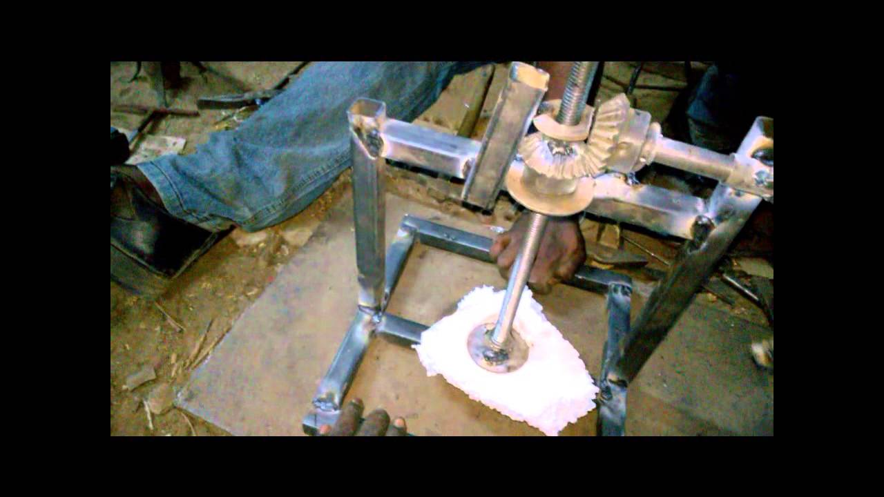 bevel gear press mechanical project topic - YouTube