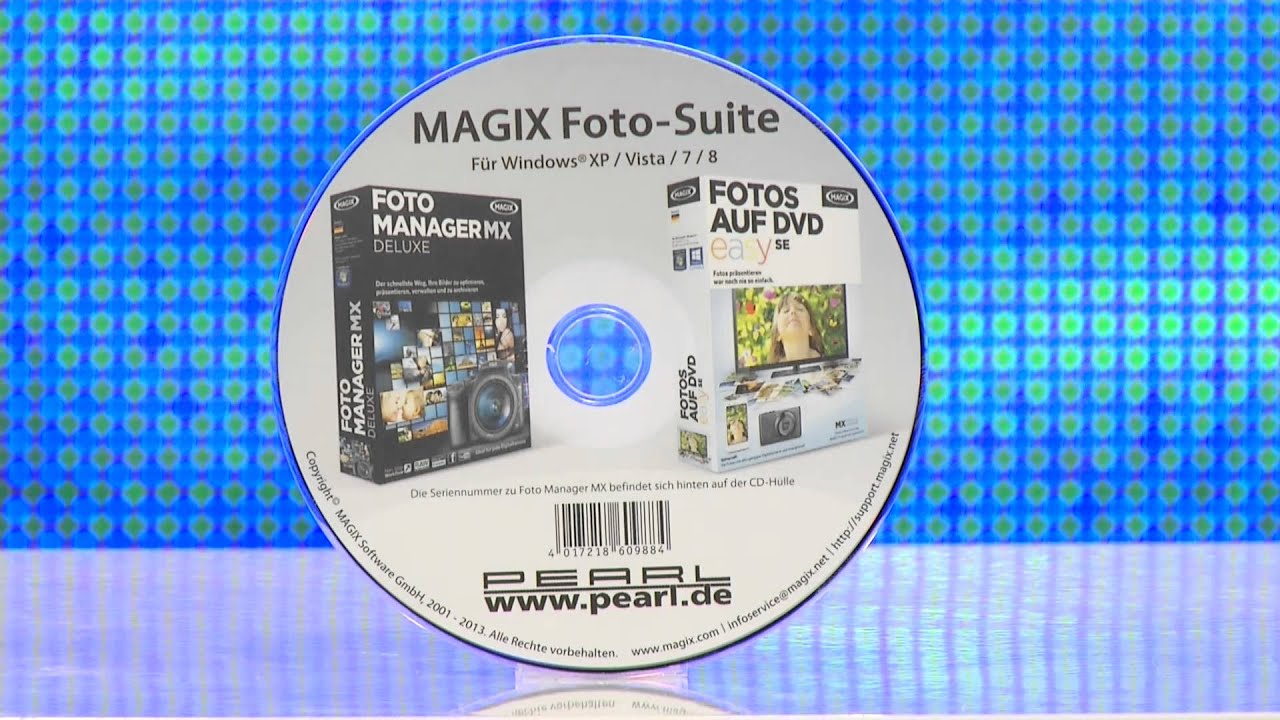 MAGIX Foto-Suite: Foto Manager MX Deluxe & Fotos auf DVD easy SE - YouTube