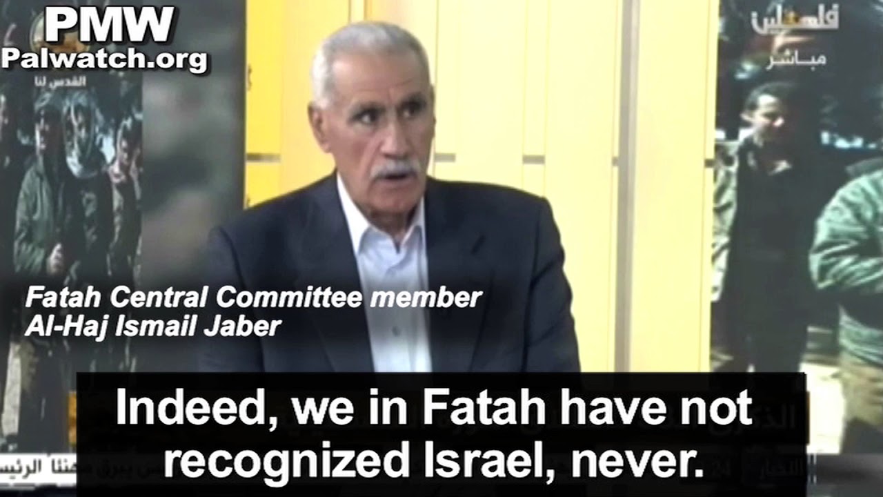 Fatah official: Fatah has never recognized Israel - YouTube
