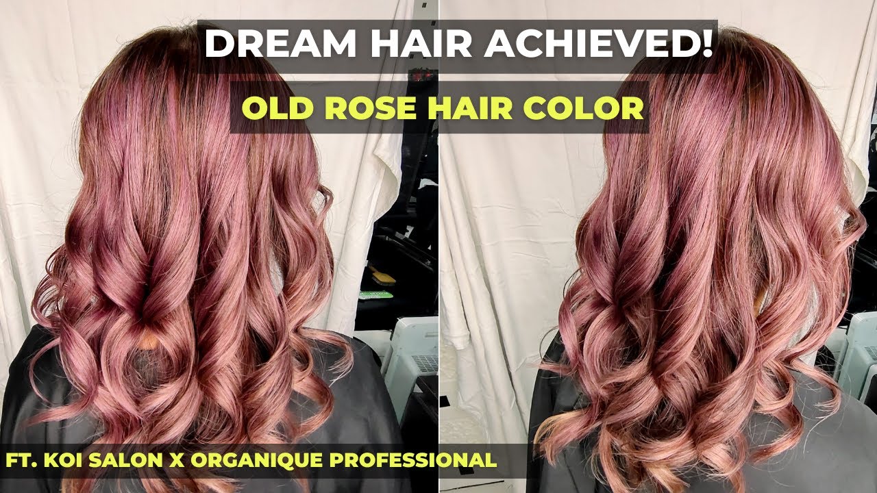 Antique Rose Hair Color