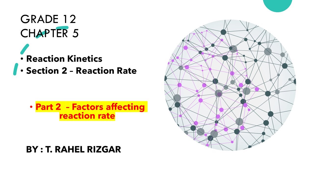 Chapter 5 section 2 part 2 - Factors affecting reaction rate - YouTube