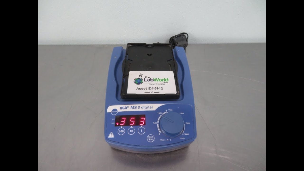 IKA MS 3 Digital Shaker for Sale - YouTube
