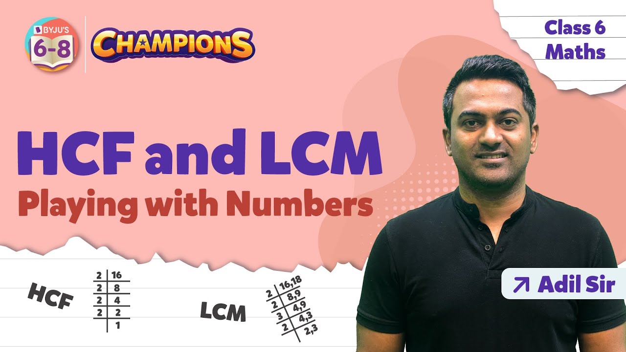 HCF and LCM Class 6 Maths - Playing with Numbers | Class 6 Mathematics ...