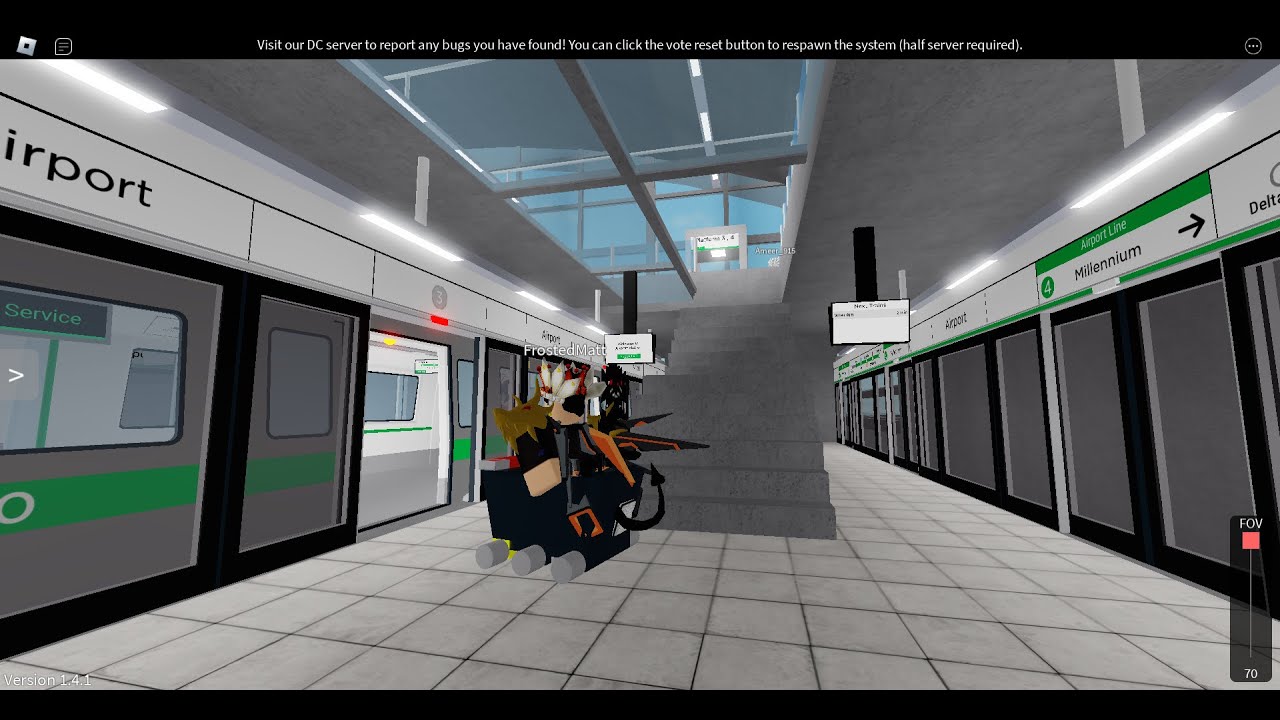 Roblox Delta Line Project | Airport line train (Brentwood West to ...