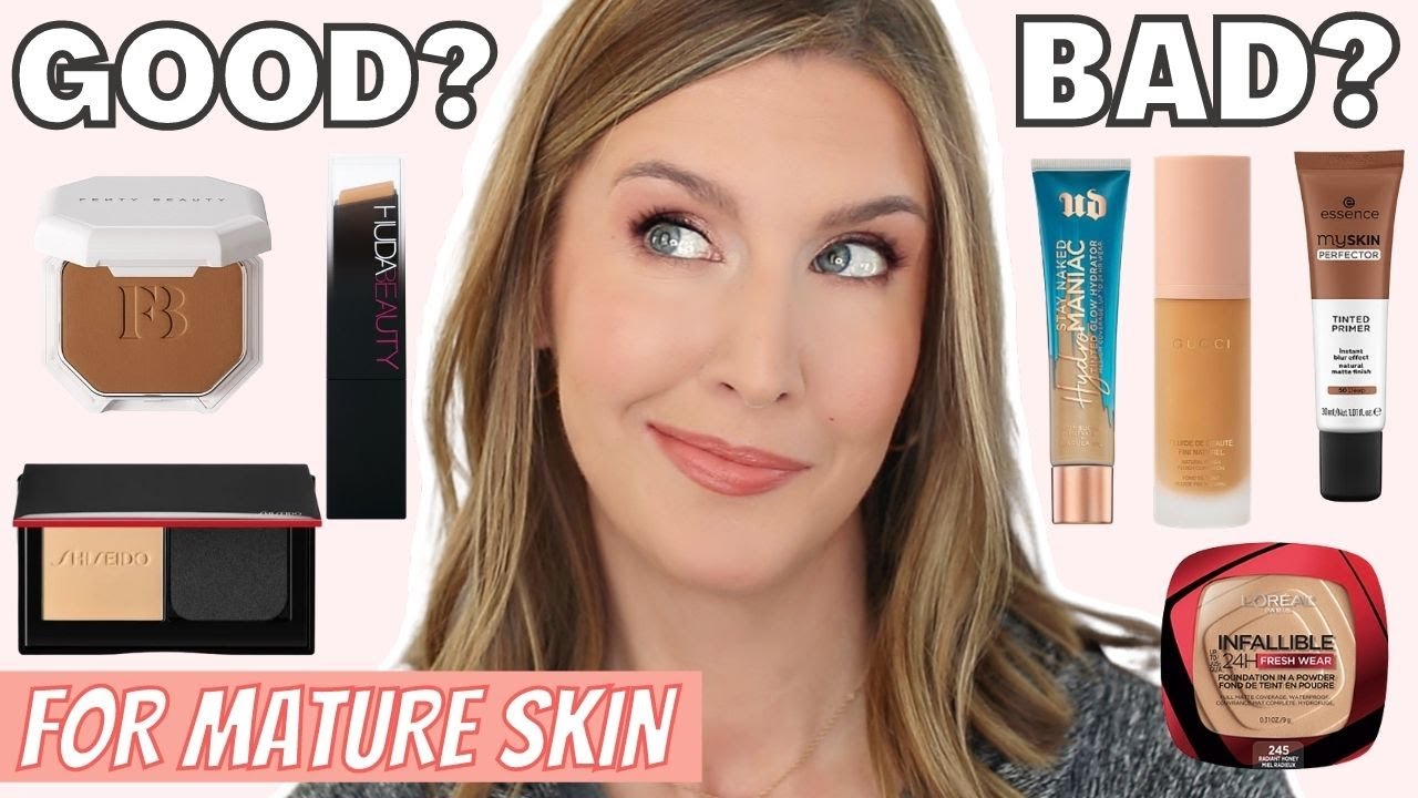 FOUNDATION ROUNDUP | 7 Best & Worst Foundations For Mature Skin 2021 ...