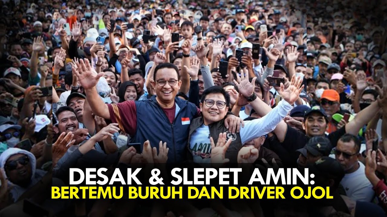 LIVE! DESAK & SLEPET AMIN: BERTEMU BURUH DAN DRIVER OJOL - YouTube
