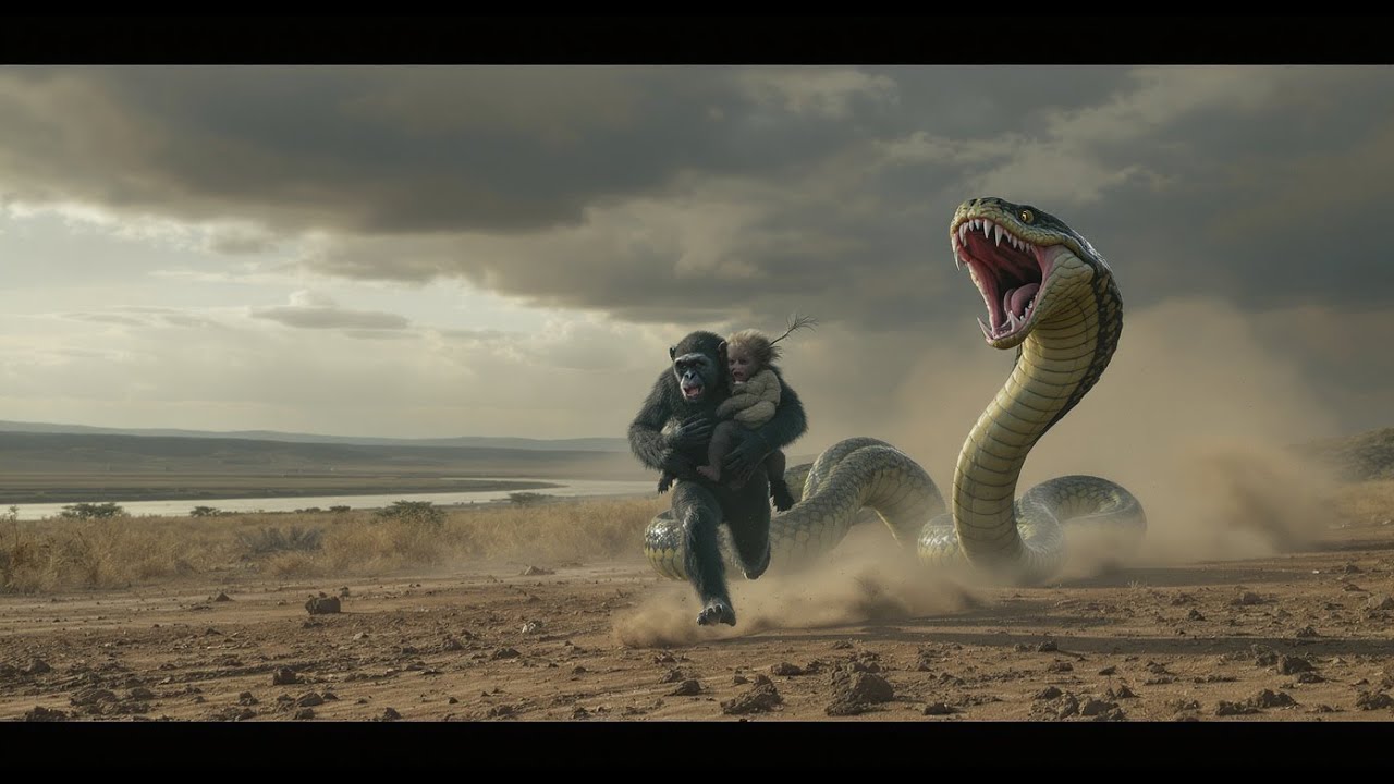 Epic Jungle Battle: Apes vs Giant Snakes 🐒🐍 | Fight for Survival - YouTube
