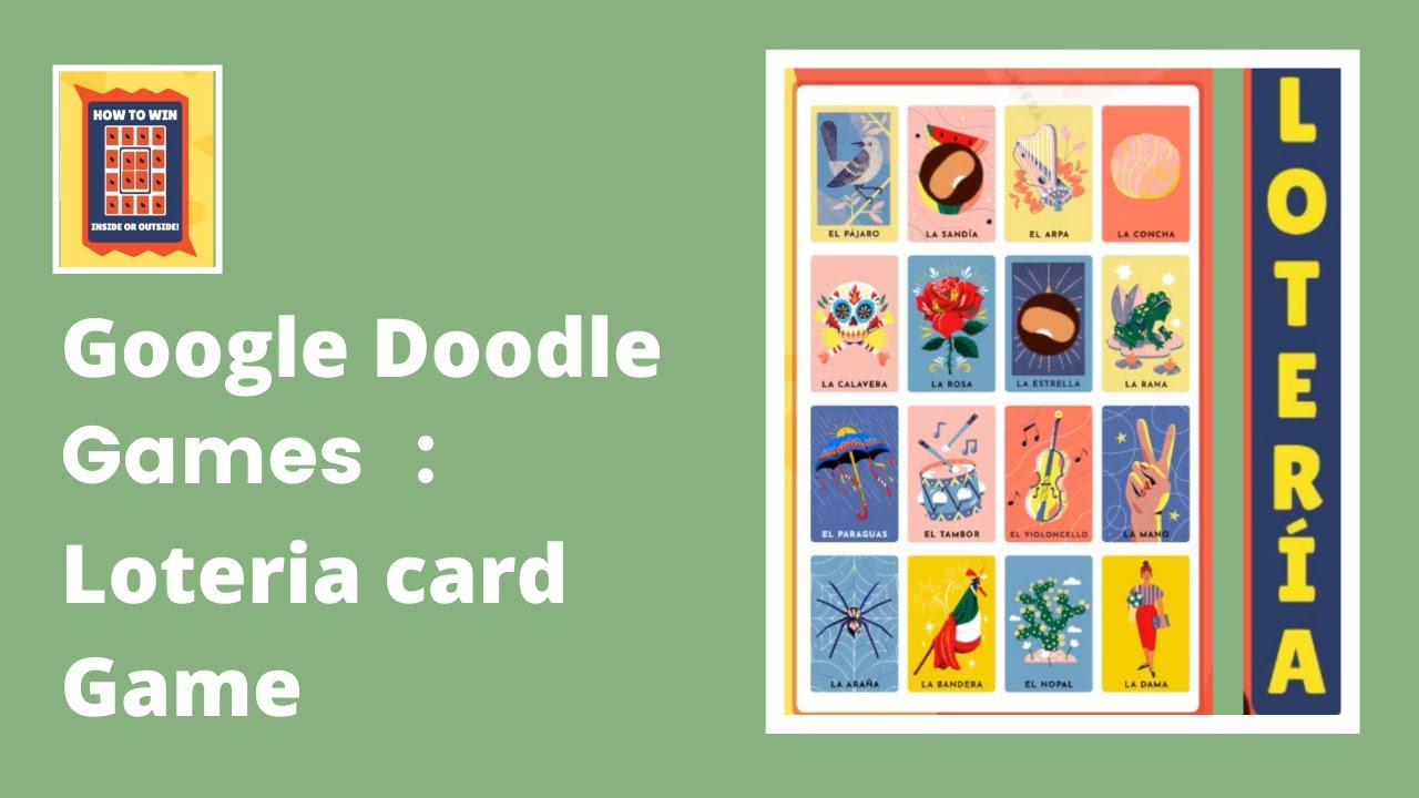 Google Doodle Games :: Lotería Card Game - YouTube
