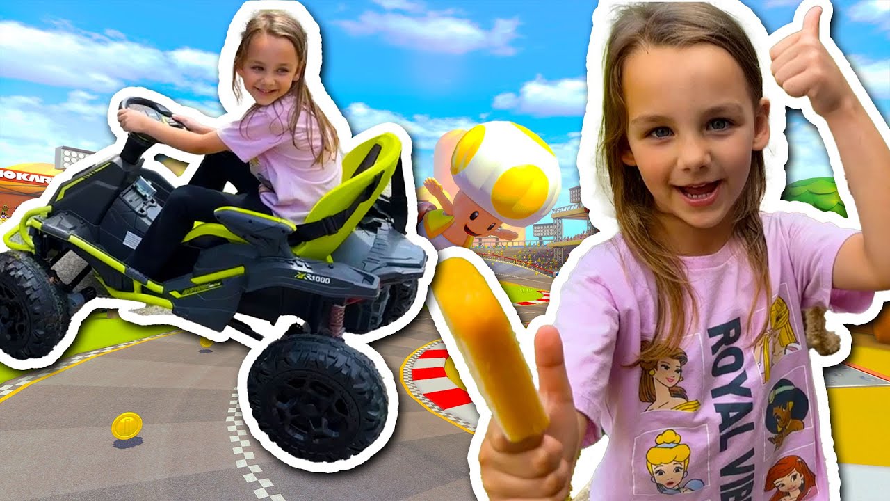 Emery's Backyard ATV Driving and Playground with Brother Emmitt and ...