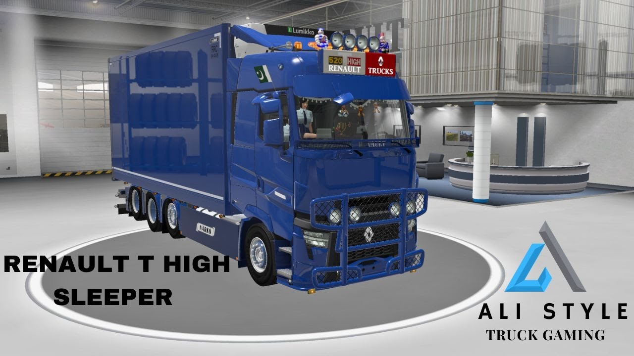 Euro Truck Simulator 2 (v 1.48) Renault T High Sleeper Mega Tuning ...
