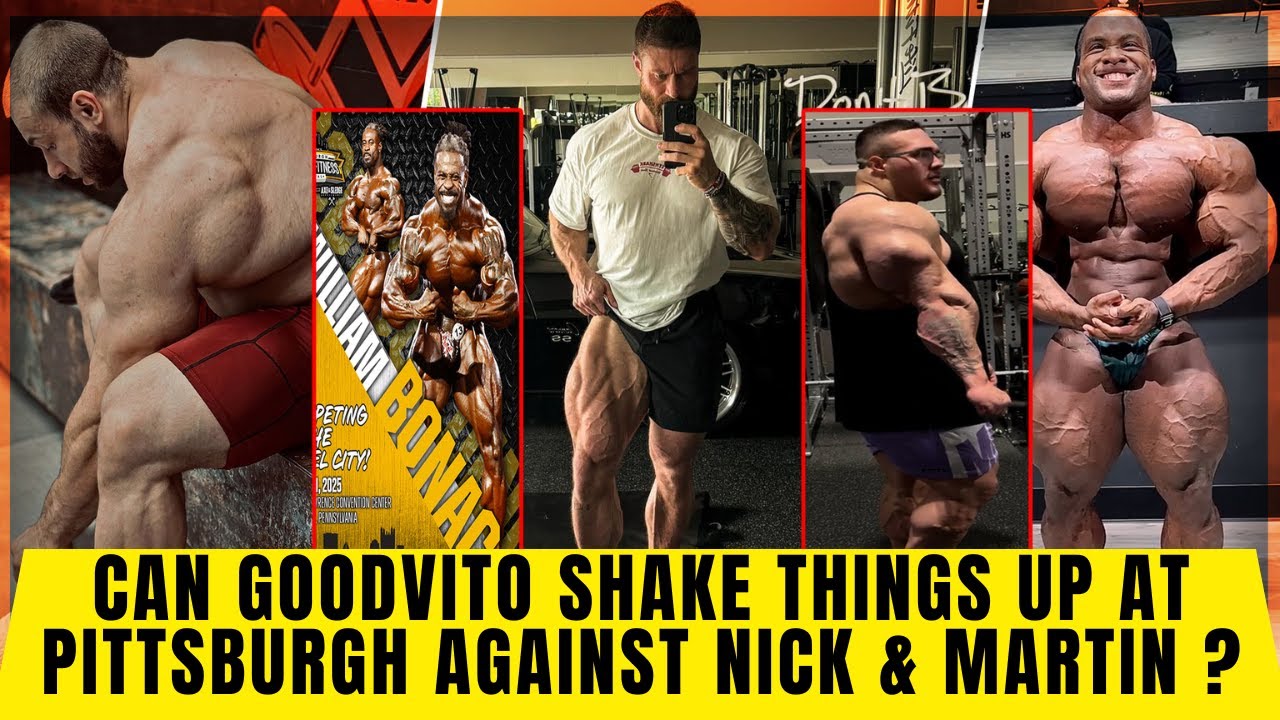 Cbum still looks Ripped +Vito can challenge Nick & Martin in Pittsburgh ...