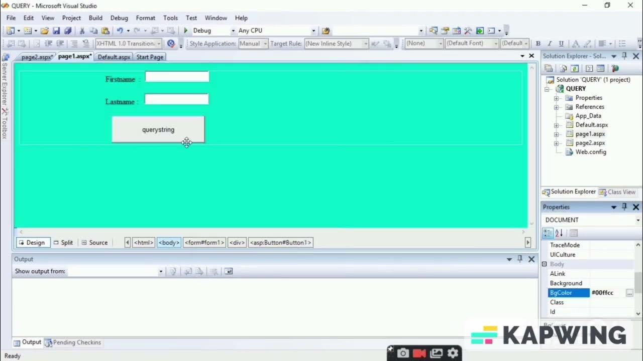 Querystring In Using Web Application Youtube