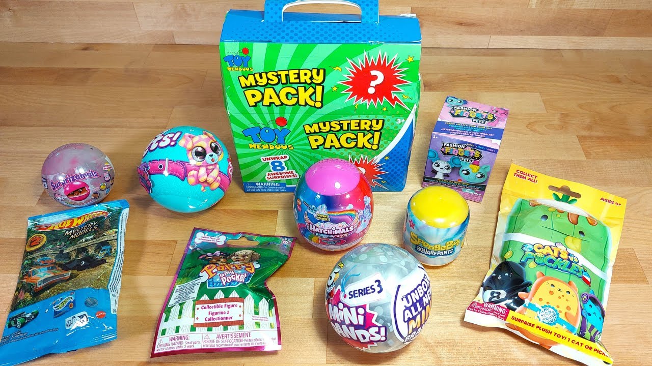 ASMR Huge Mystery Box Toy Surprises Satisfying Unboxing NO Talking ...