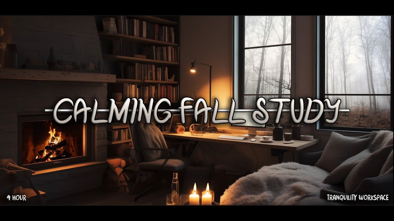 Calming Fall Study [4 Hour] jazz study session - YouTube
