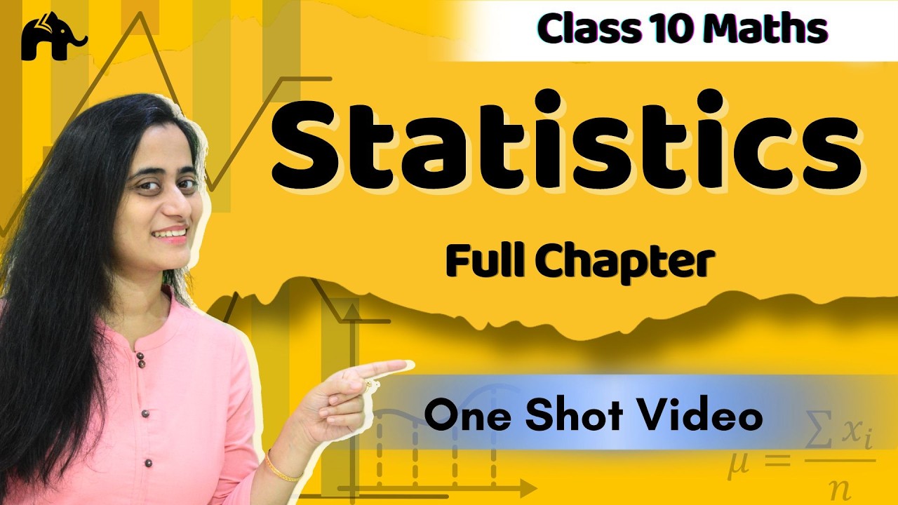 Statistics Class 10 Maths One shot | NCERT Chapter 13 | CBSE | Complete ...