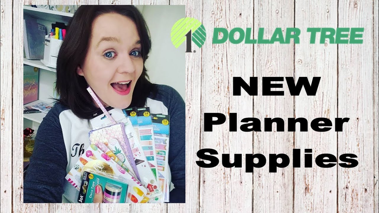 Dollar Tree Planner Supplies Haul! - YouTube