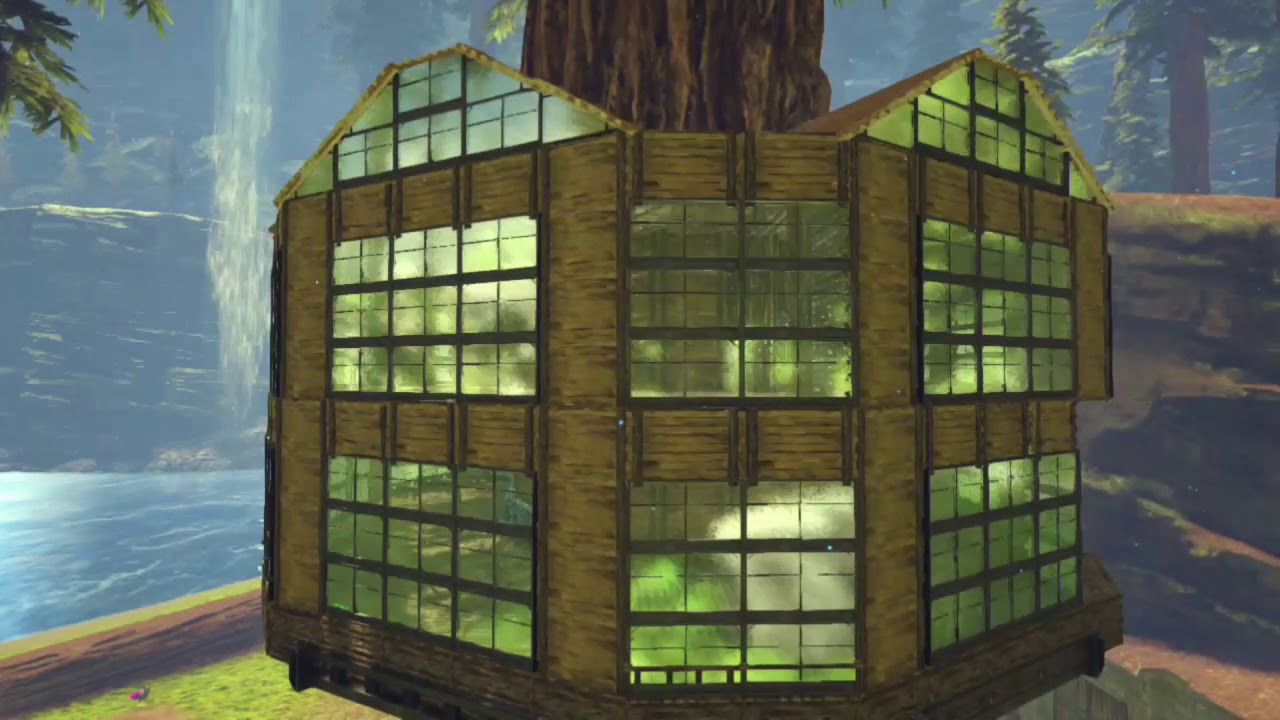 Ark: Survival Evolved Treehouse Base Tour #1 - YouTube