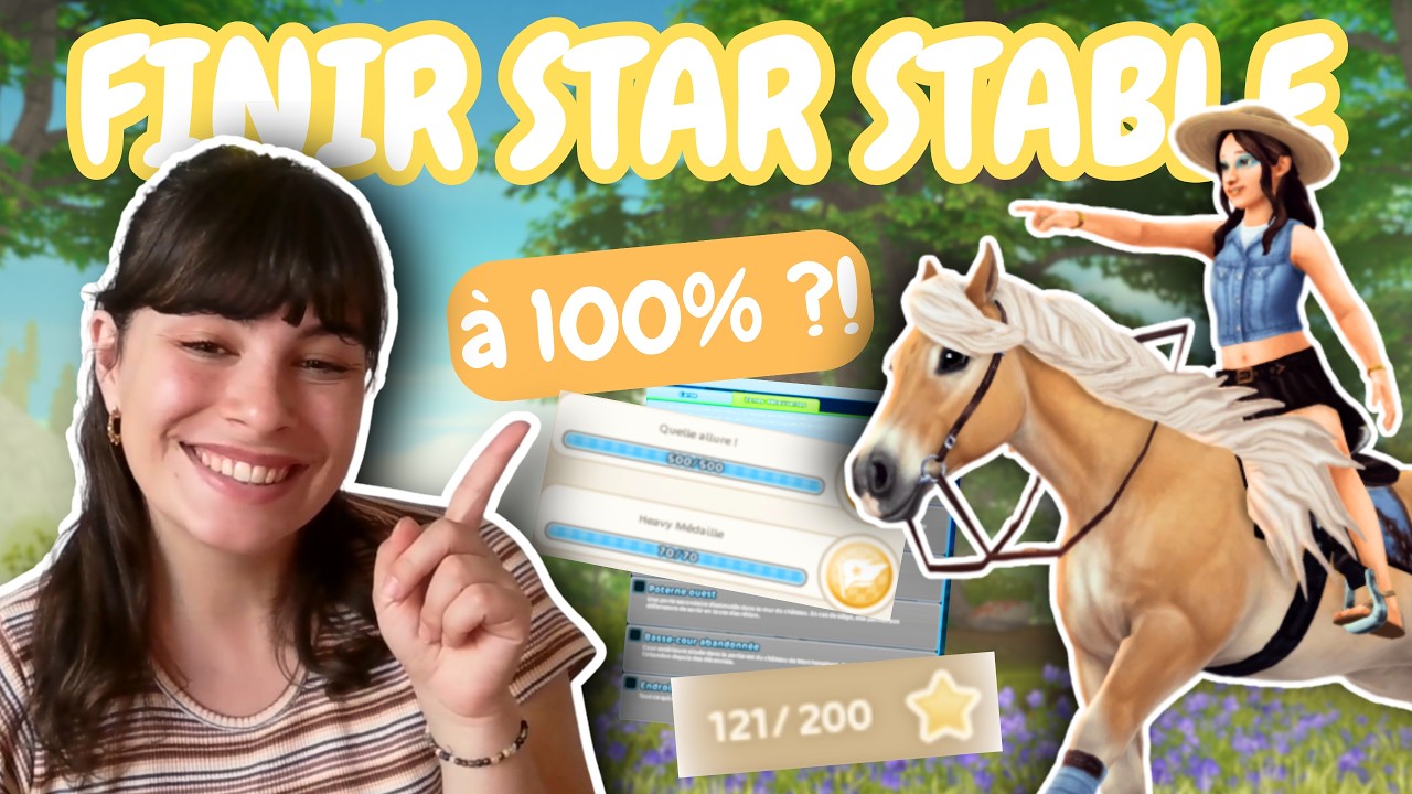TERMINER Star Stable à 100% ?! 🫣Je me lance dans le challenge - YouTube