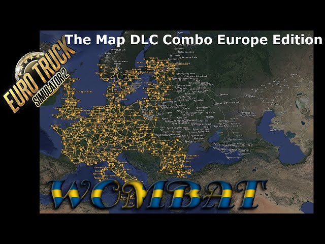 Euro Truck Simulator 2 Map All Dlc Euro Truck Simulator 2 DLC