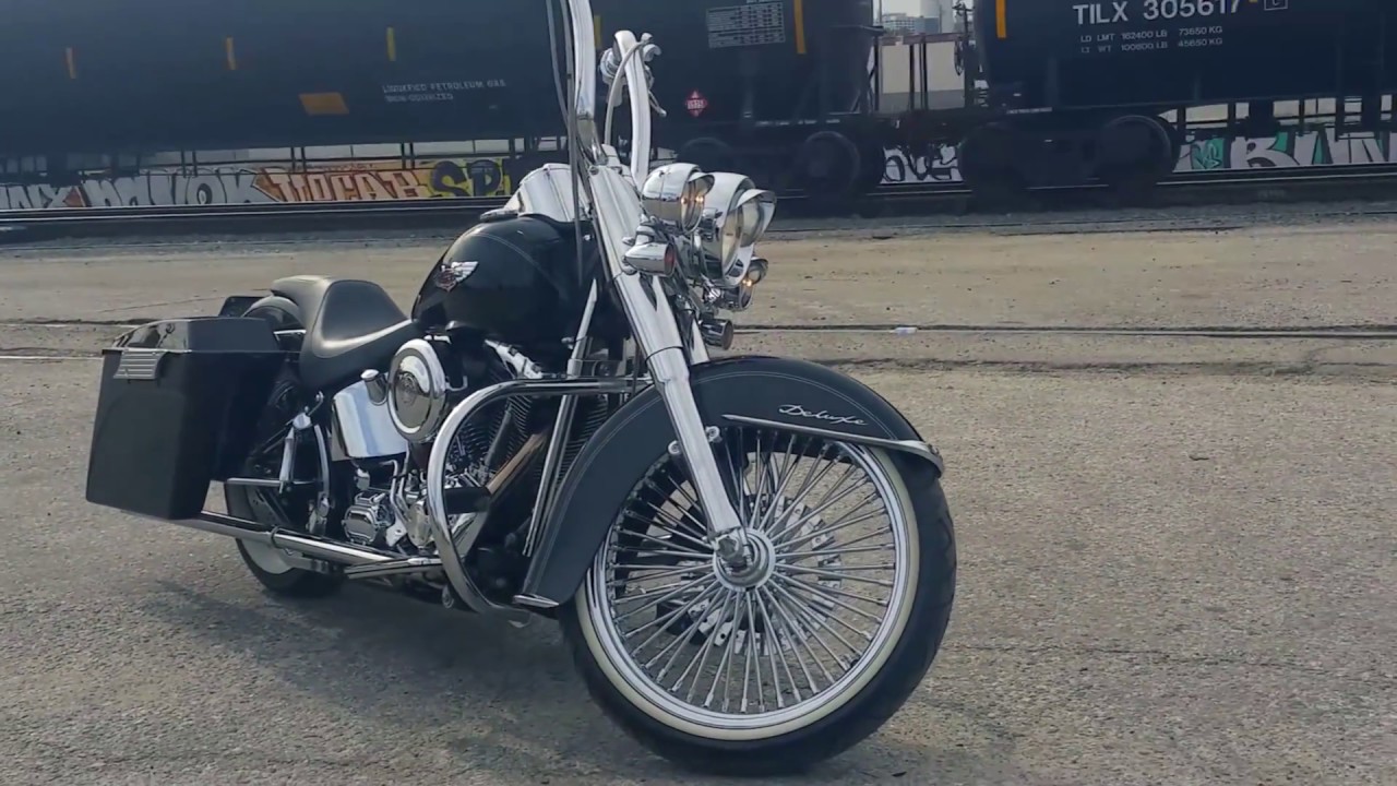 CMC Motorsports Vivd Black California Gangster Style Harley Davidson ...