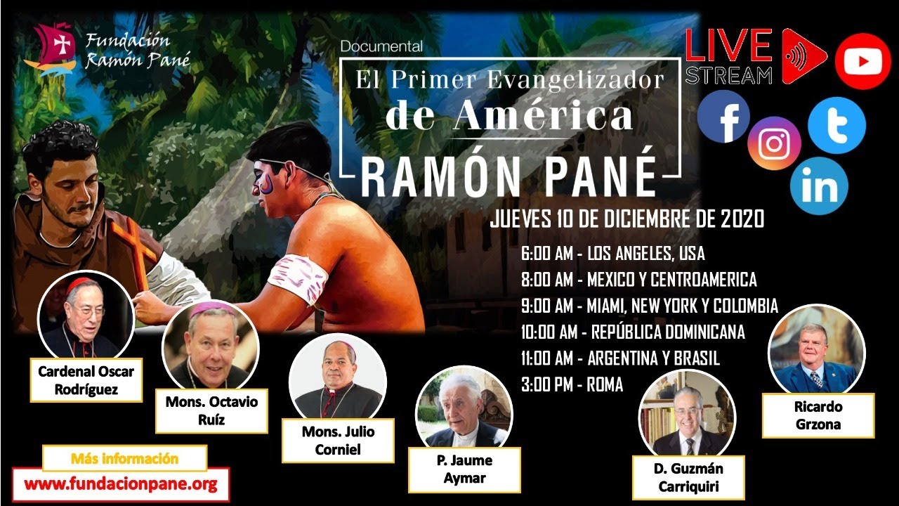 PRESENTACIÓN: EL PRIMER EVANGELIZADOR DE AMÉRICA: RAMÓN PANÉ - YouTube