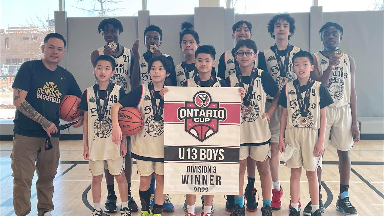 OBL Ontario Cup 2022 U-13 Division 3 Champions: Durham Rising Suns (65 ...