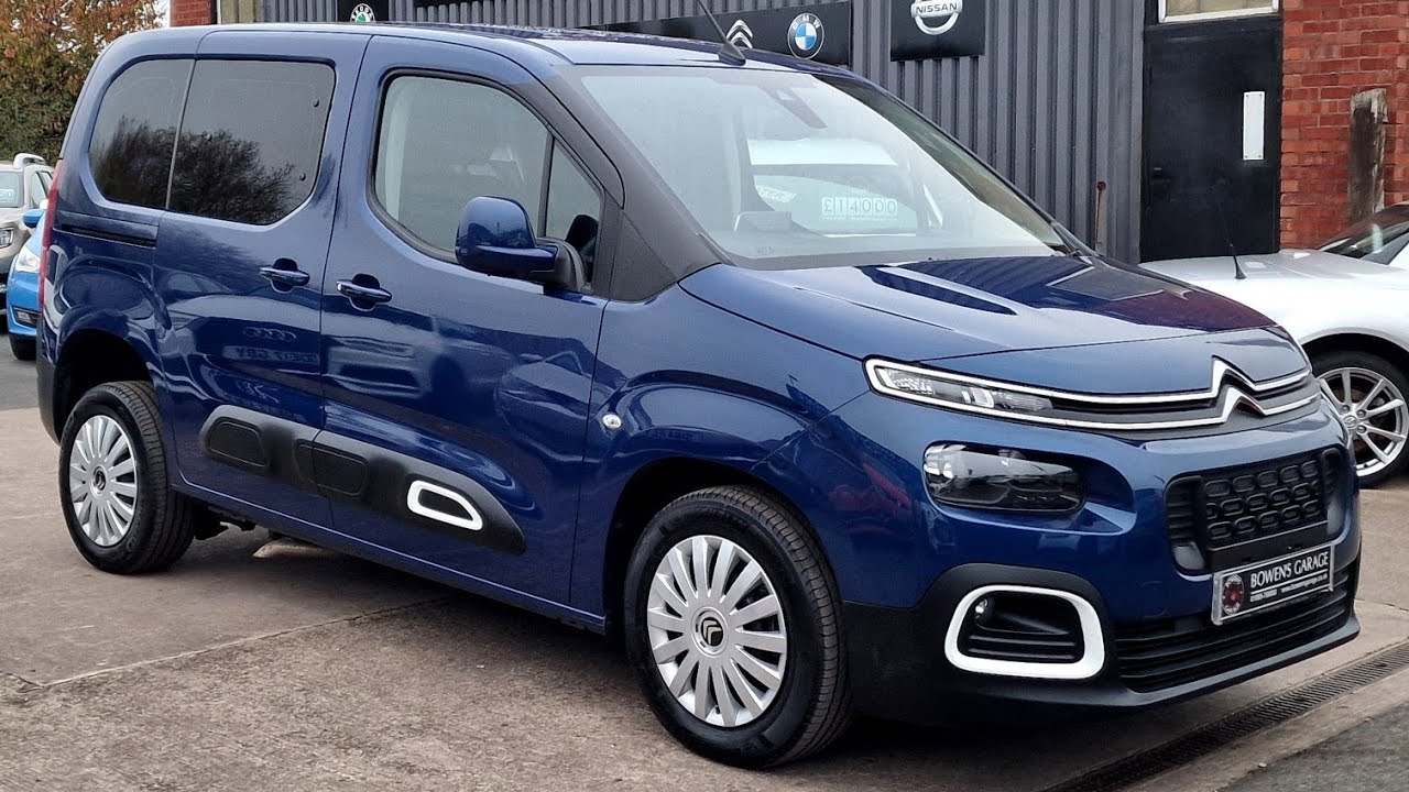 2020 (20) Citroen Berlingo Feel 1.5 HDi WAV 5Dr in Deep Blue. 11k Miles ...