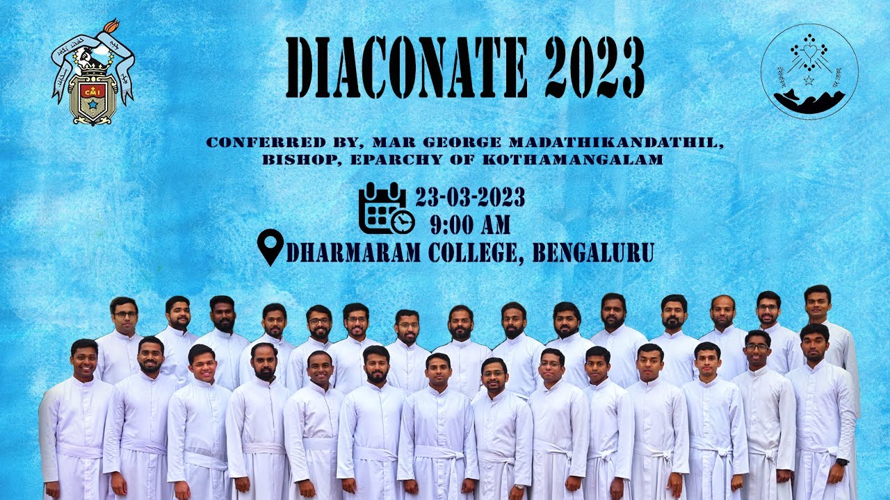 Diaconate 2023, Dharmaram College, Bengaluru - YouTube