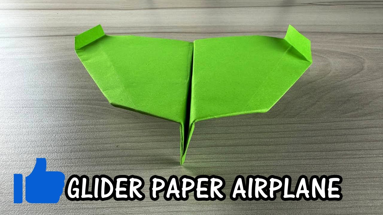How to make a 🛩️ Glider Aircraft Paper Plane - Origami Paper airplane 🛩 ...