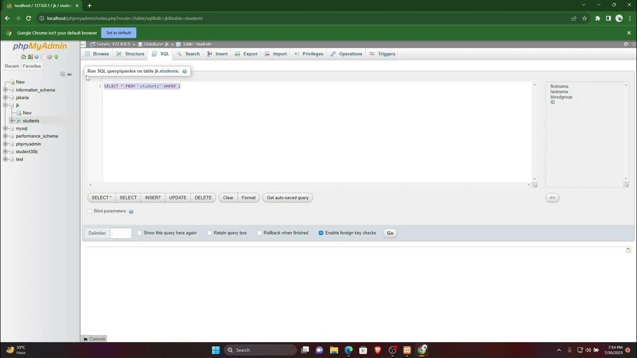 Database System Lab class 1 - YouTube