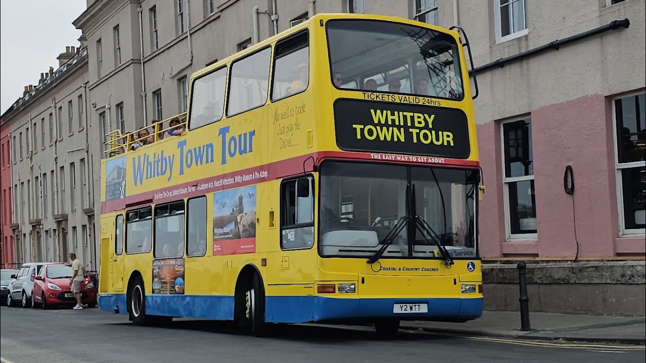 Whitby Town Tour Open Top Bus Y2 WTT On Yellow Line From Whitby To ...