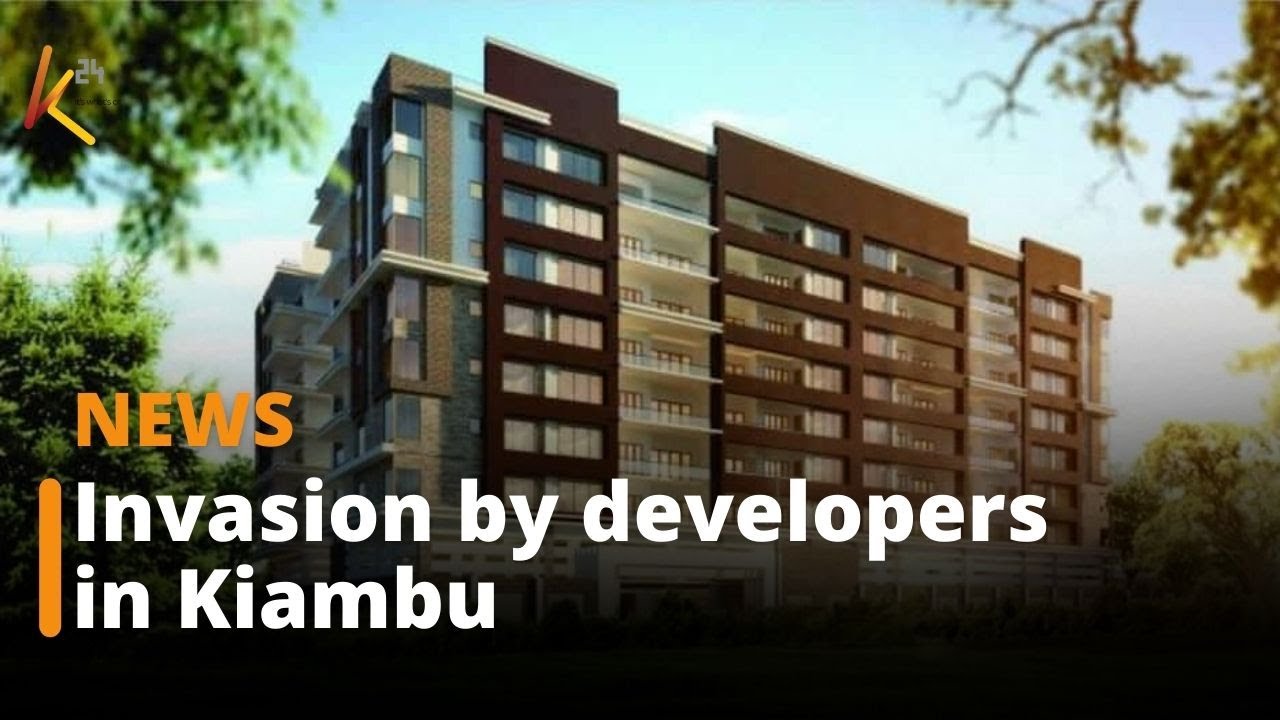 Residents up in arms over invasion of posh estate by developers in Kiambu - YouTube