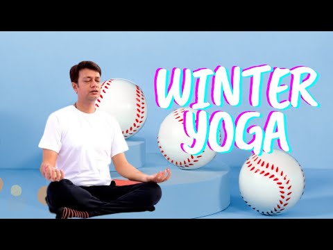 Winter Yoga Flow | Deep meditation | stretching | breathing exercise 🧘🌅 ...
