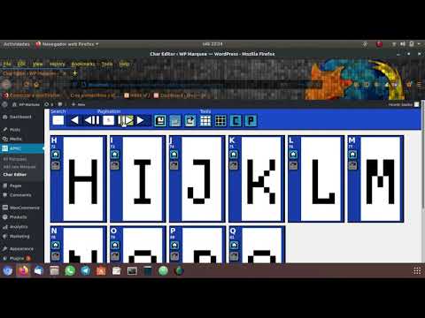 Animated Pixel Marquee Creator demo & tutorial - YouTube