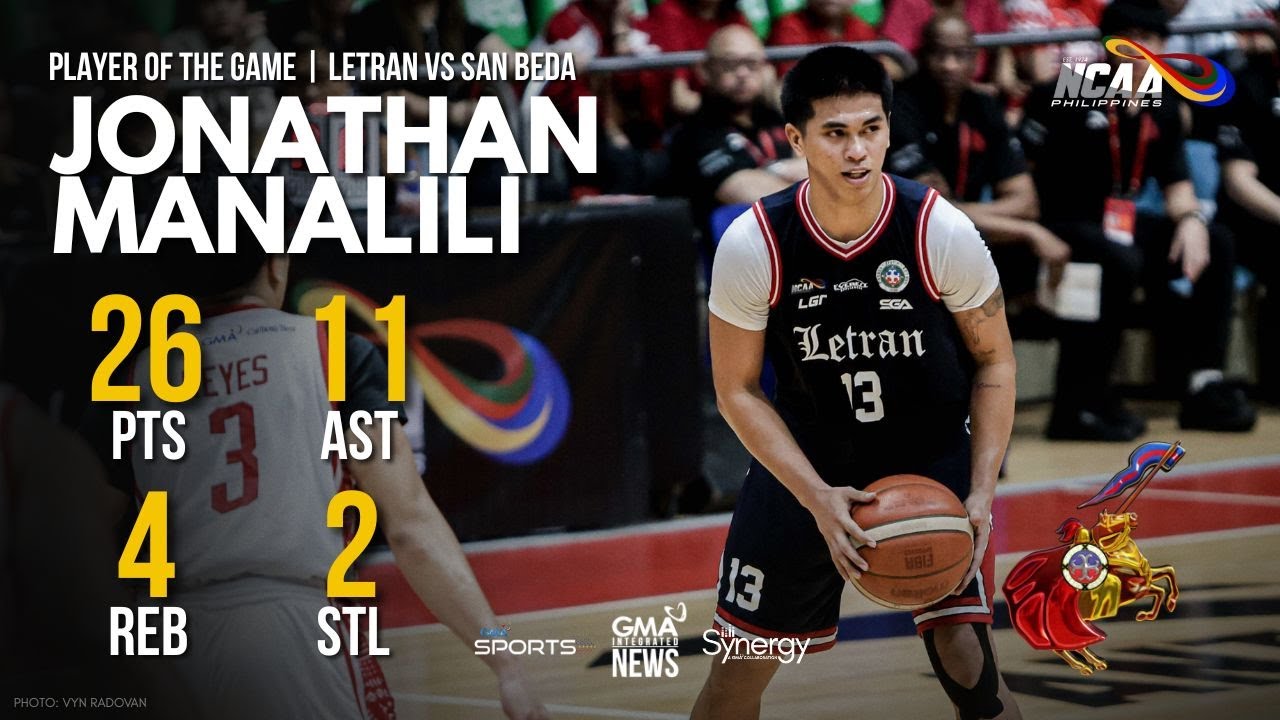 Player of the Game - Jonathan Manalili vs San Beda | NCAA Season 101 ...