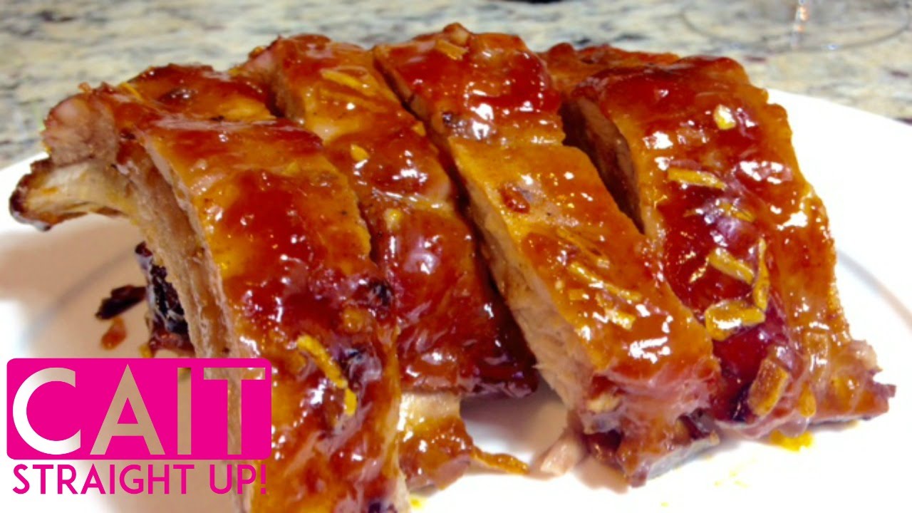 Simple Pork Ribs Recipe | Three Ingredient Marinade | Cait Straight Up ...