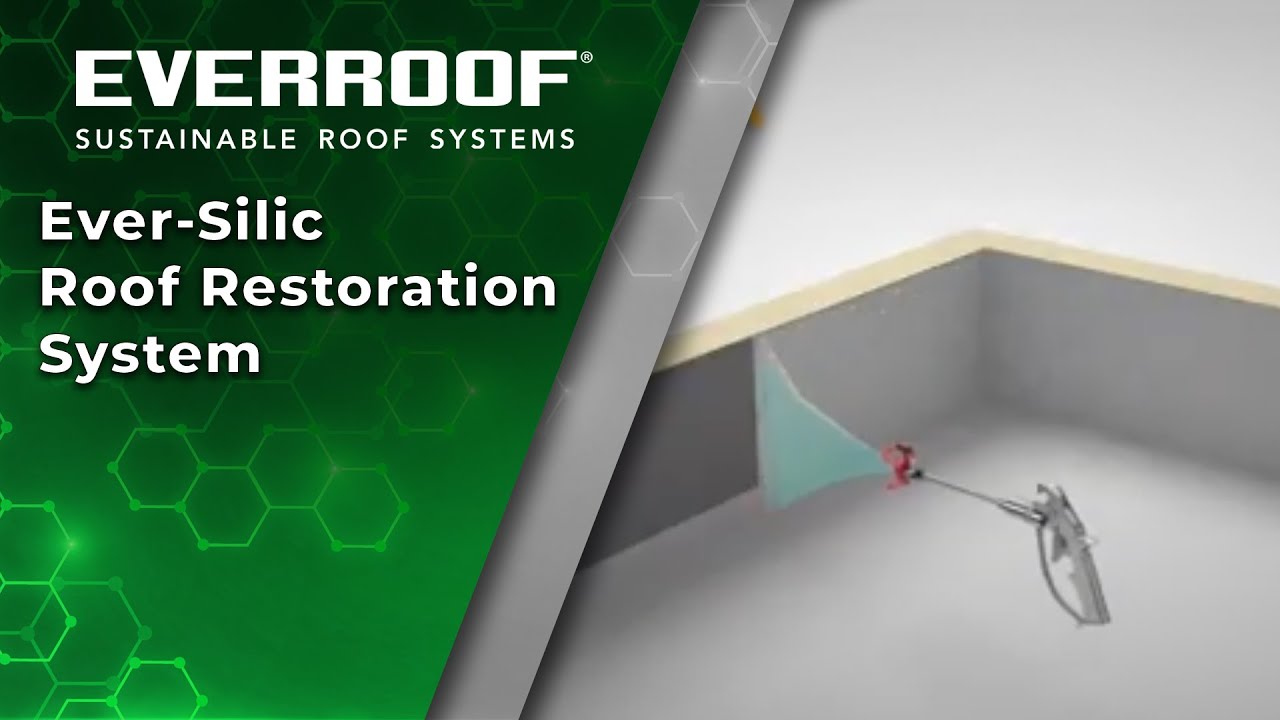 Everroof Ever-Silic Roof Restoration System - YouTube