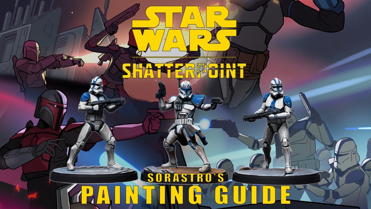 How to Paint Captain Rex and the 501st Clone Troopers from STAR WARS ...
