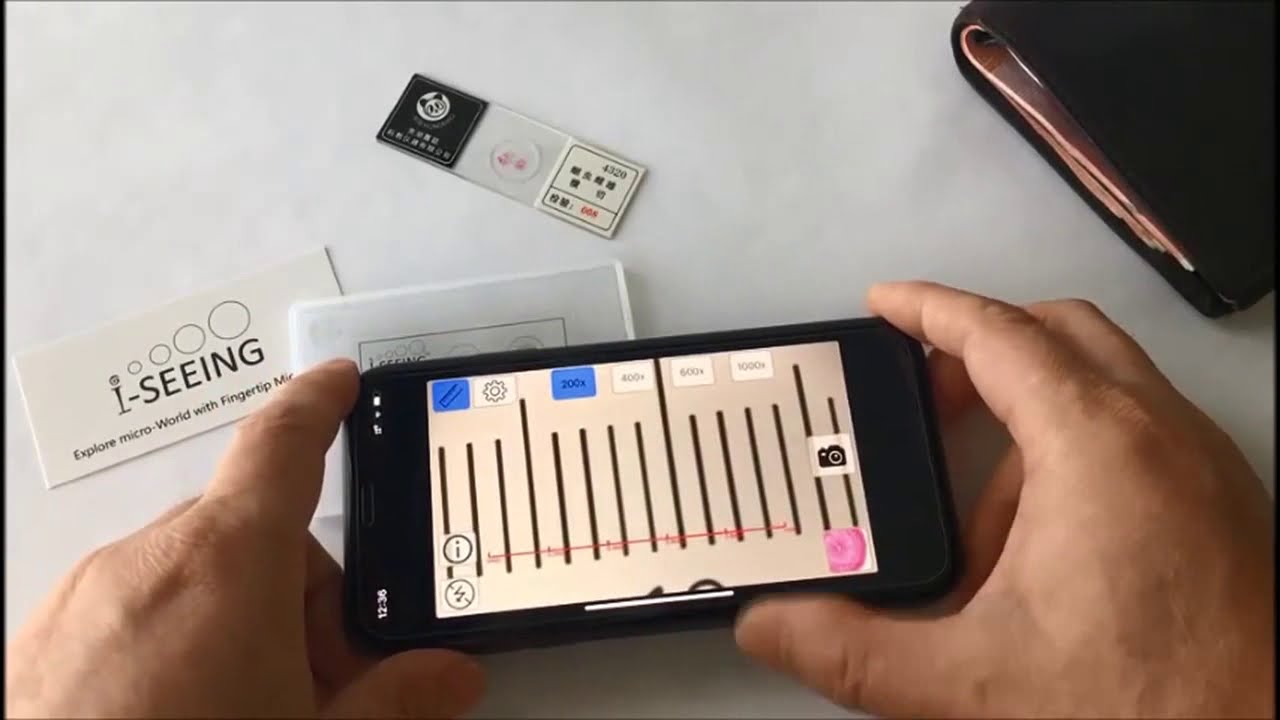 iMicro Q2 An 800x Fingertip Microscope for Any Smartphone - YouTube