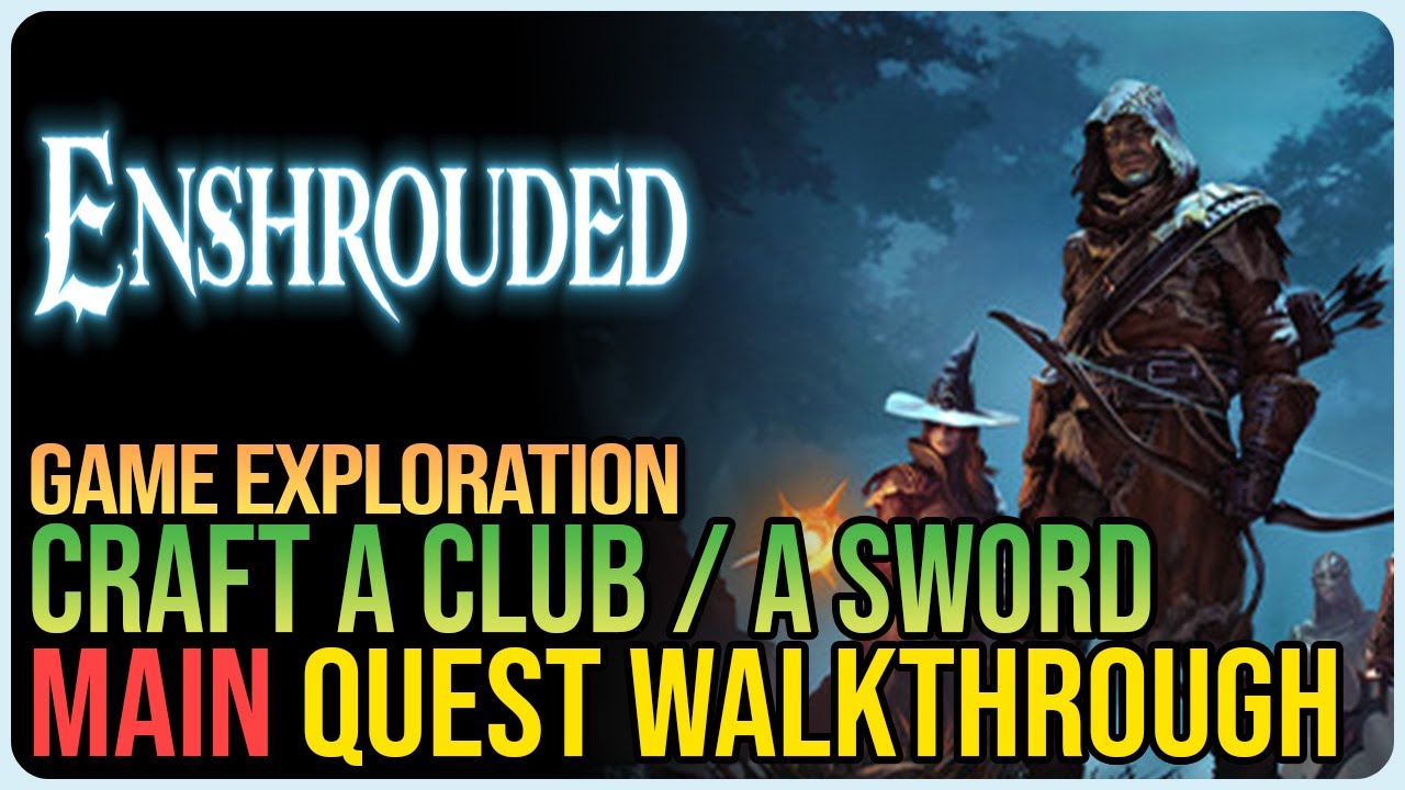Craft a Spiked Club or Scrappy Sword Enshrouded - YouTube