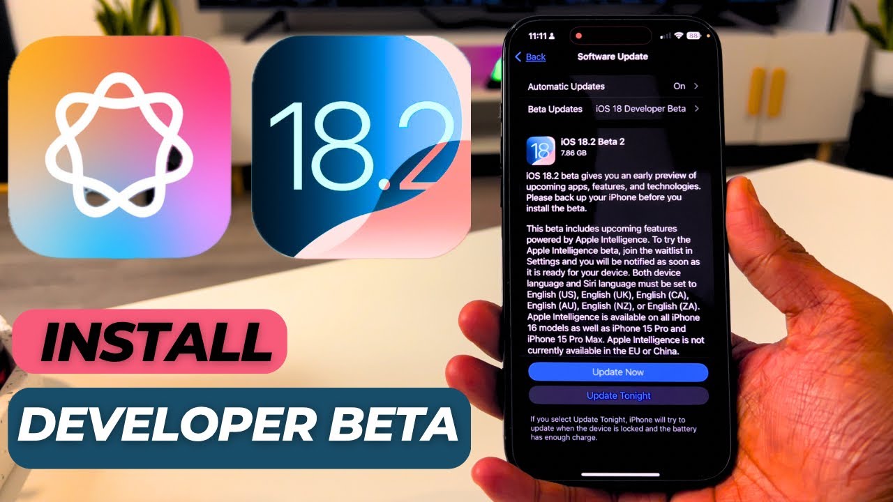iOS 18.2 Beta: Get the Early Access Now! Level Up Your iPhone: Install iOS 18.2 Developer Beta ...