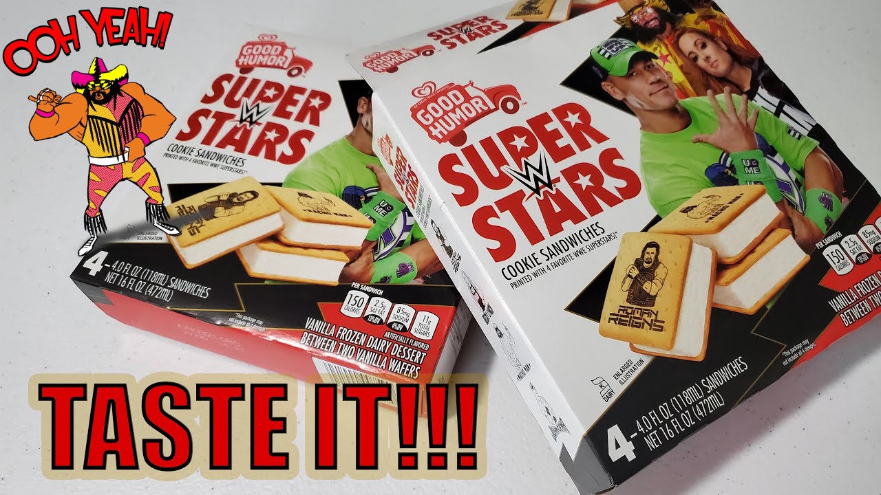 Taking a Bite of the NEW WWE ICE CREAM BARS - YouTube