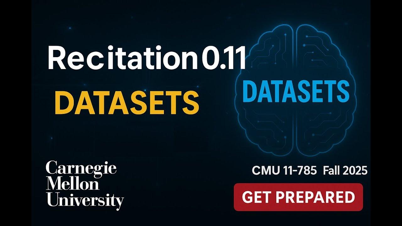 0.11 Datasets - YouTube