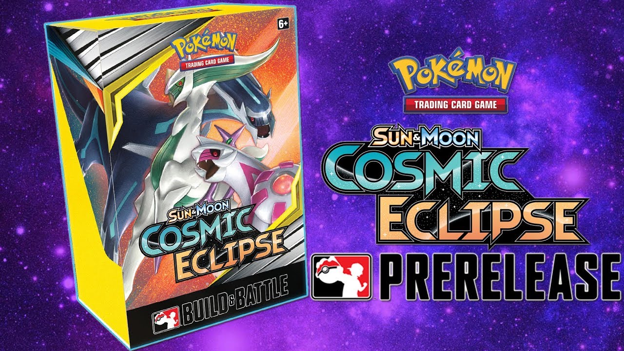 Pokemon Cosmic Eclipse Prerelease & Build and Battle Box Opening! - YouTube