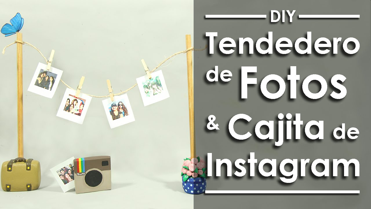 Mini tendedero de Fotos -DIY - YouTube